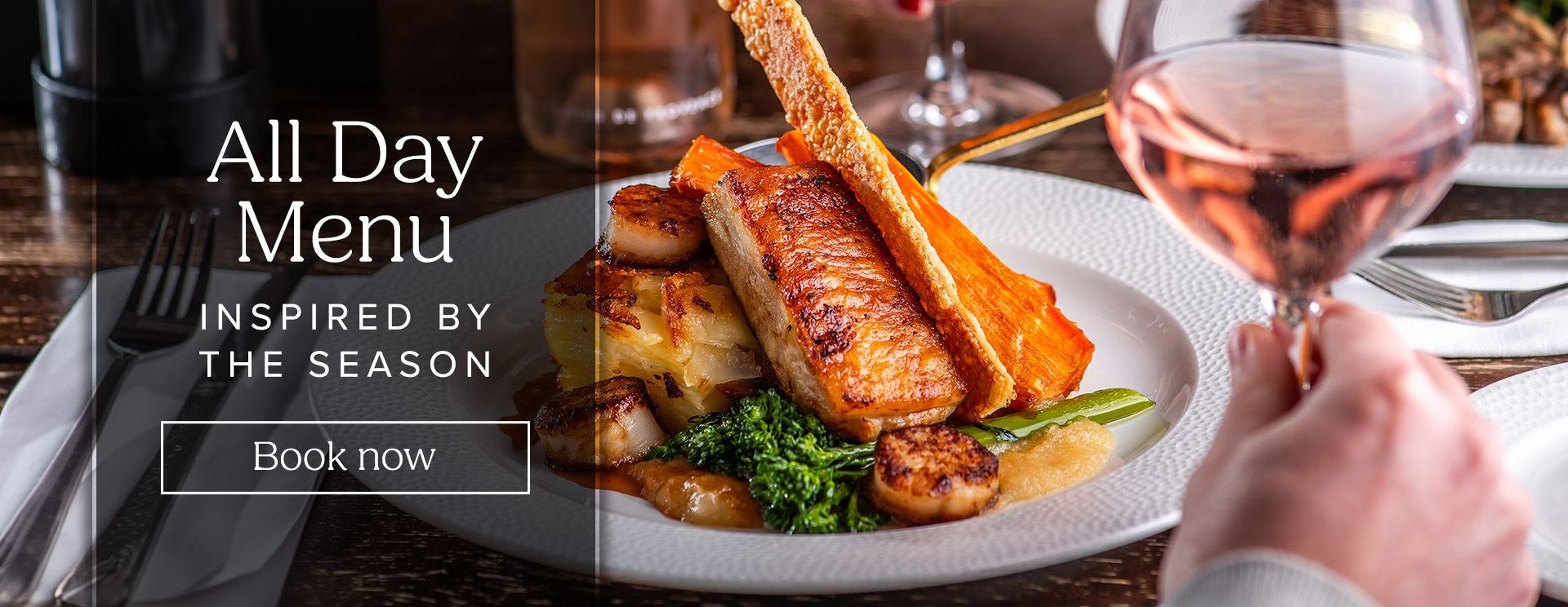 Dinner Menu & Prices | All Day Dining at The Tudor Rose Coulsdon